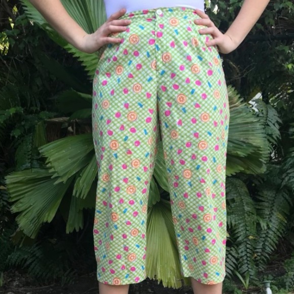 Sag Harbor | Pants & Jumpsuits | Vintage Fruit Cropped Pants | Poshmark